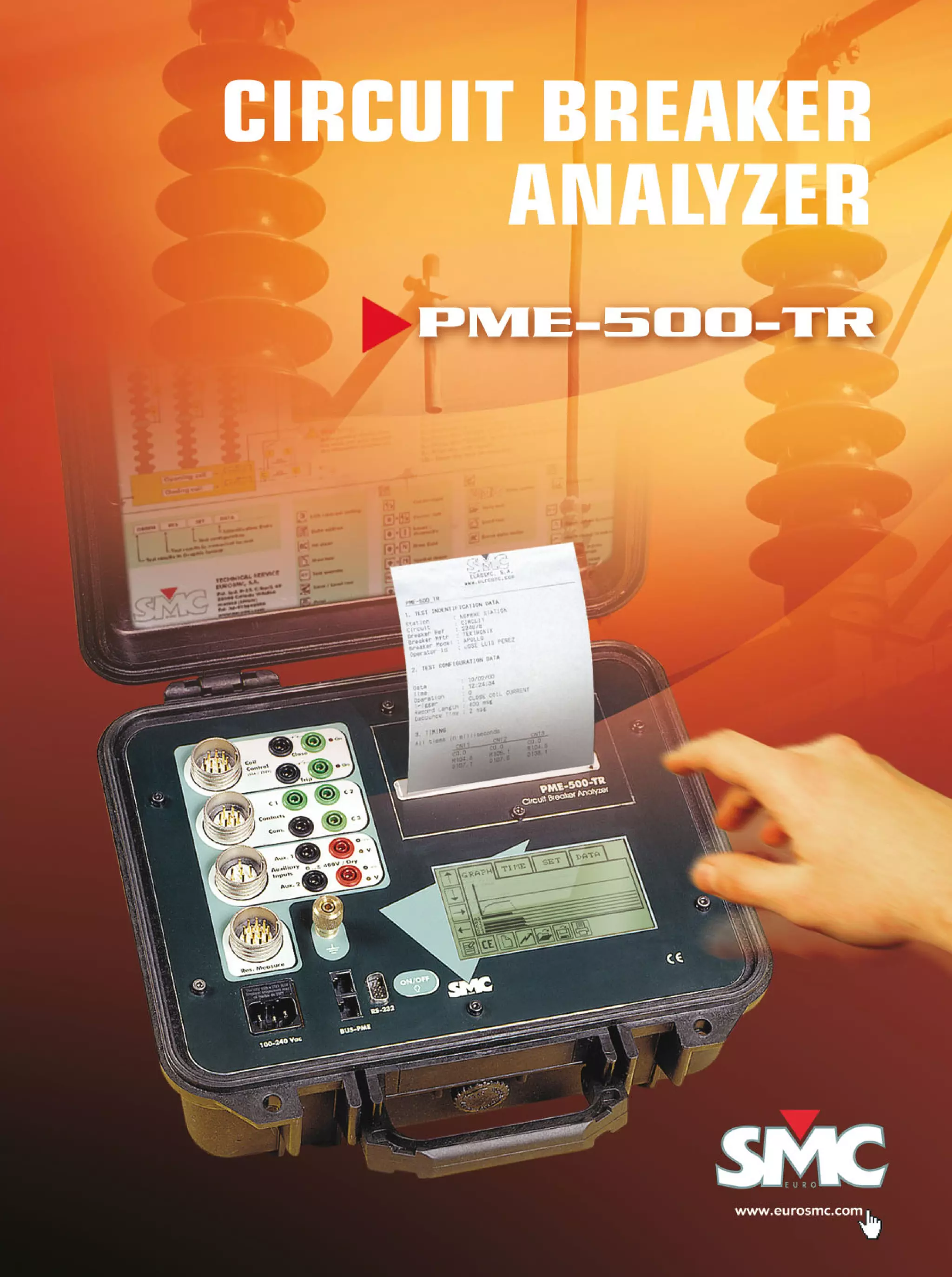 SMC PME-500-TR Circuit Breaker Analyzer | PDF
