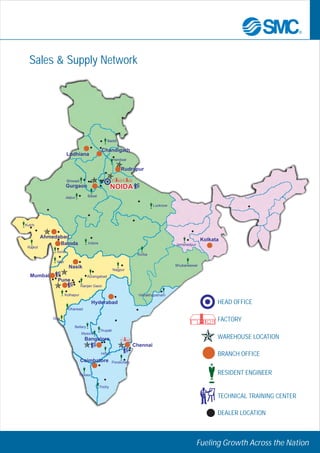SMC Pneumatics (India) Pvt. Ltd., Noida, Pneumatic Automation Products ...