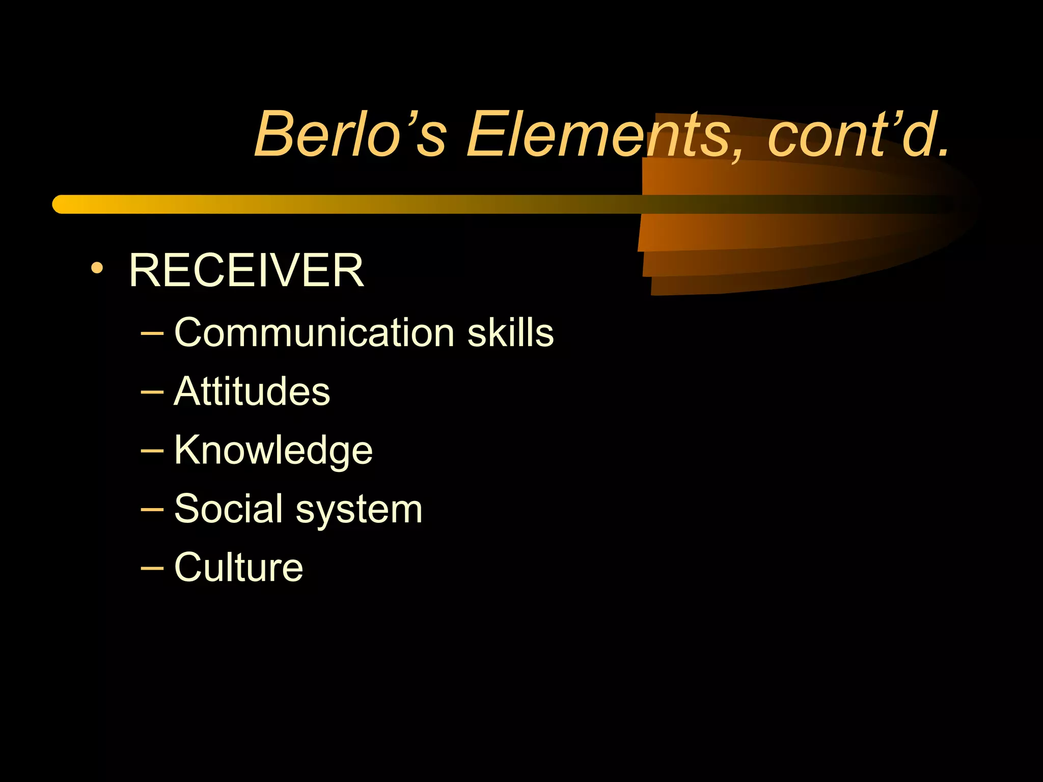 Communication models | PPT