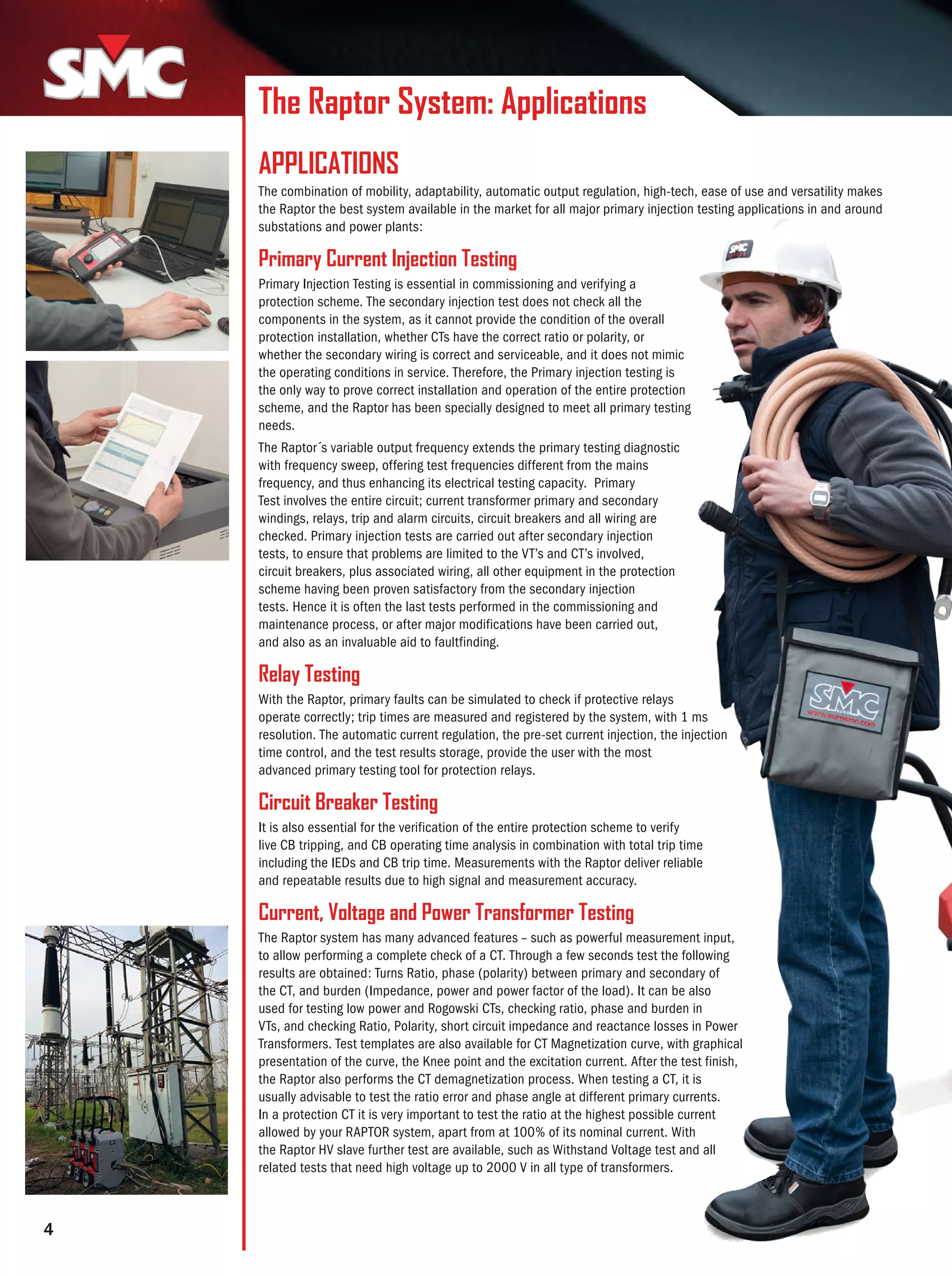SMC Raptor Primary Injection Test System | PDF