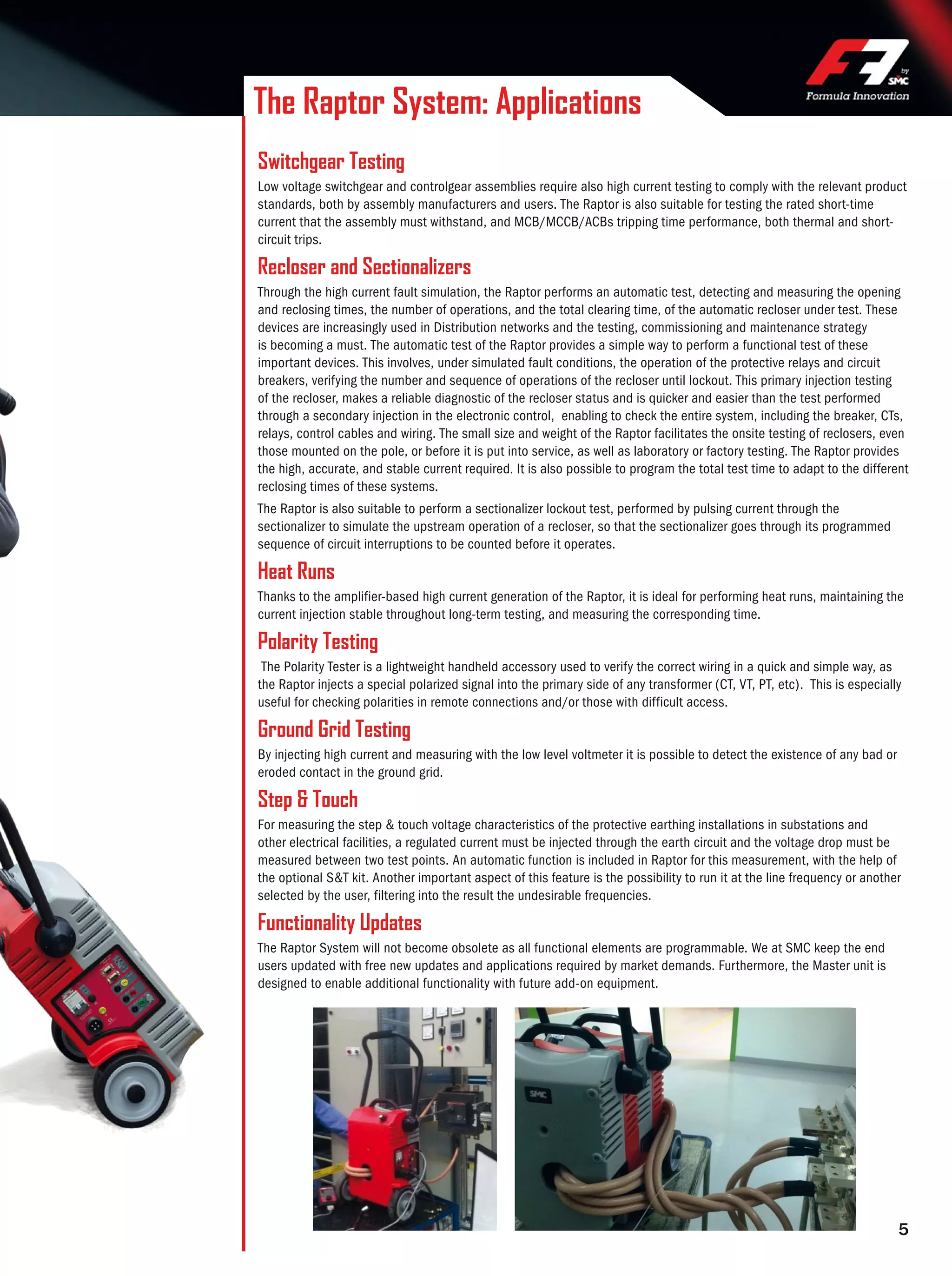 SMC Raptor Primary Injection Test System | PDF