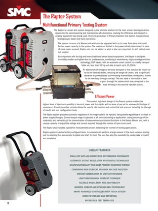 SMC Raptor Primary Injection Test System | PDF