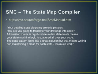 Smc–state machinecompiler | PPT