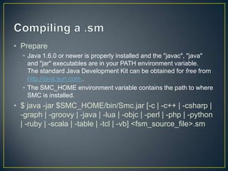 Smc–state machinecompiler | PPT
