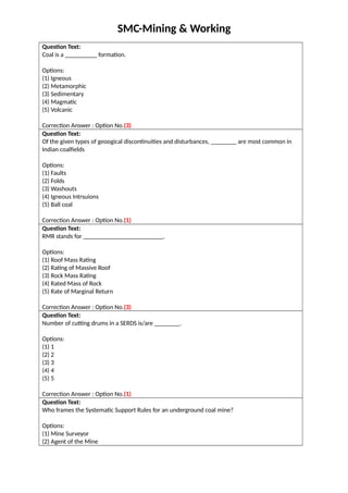 SMC Winning & Working 2015.pdf........... | PDF | Geology | Science