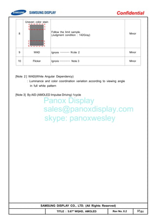 5.7 inch Amoled(1440x2560) Datasheet | PDF