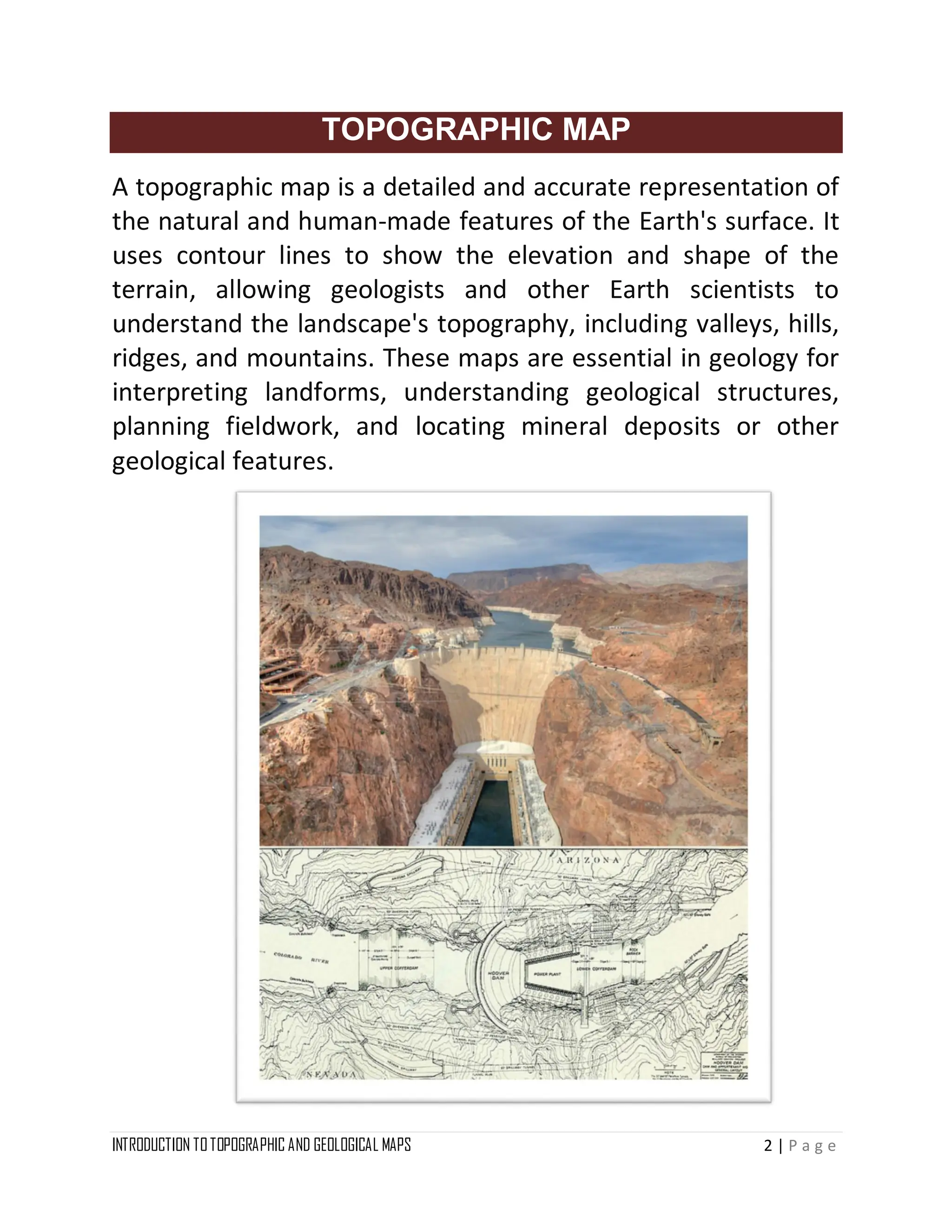 Introduction to topographic and geological maps | PDF