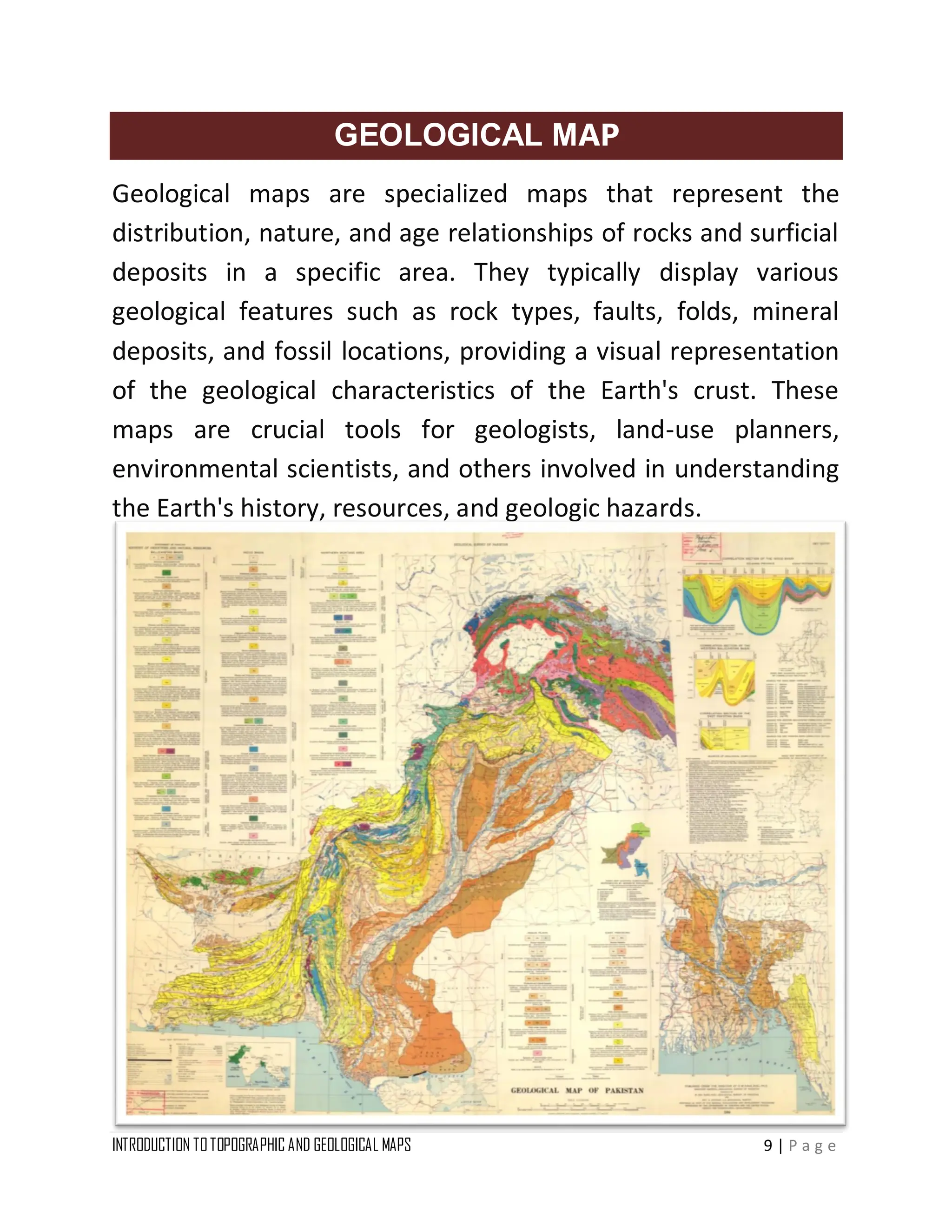 Introduction to topographic and geological maps | PDF