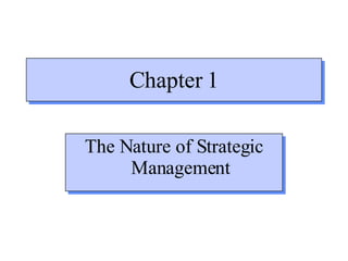 Concepts of Strategic Management | PPT