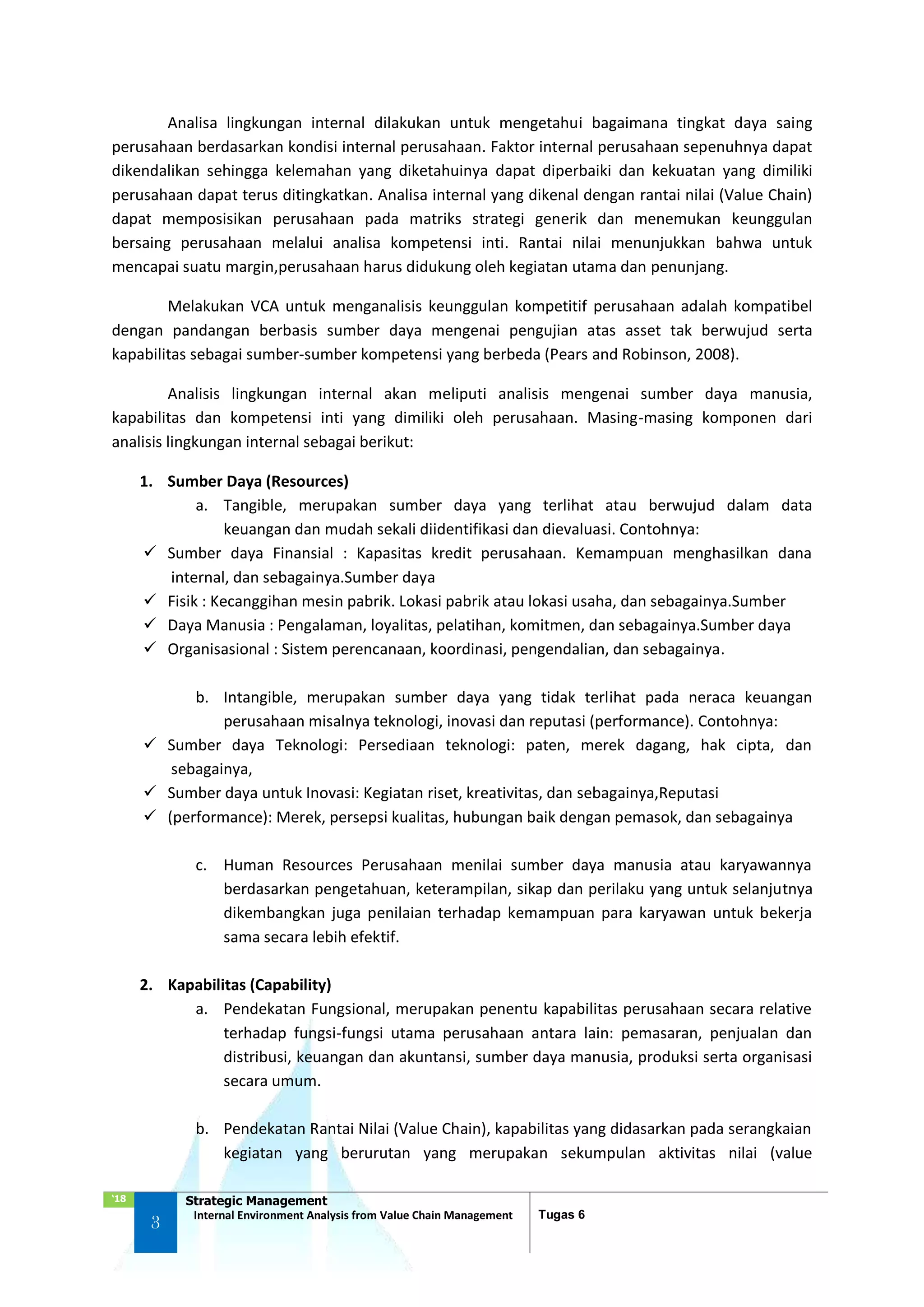 Sm, dessy hayati hakim, prof hapzi ali,internal environment analysis ...