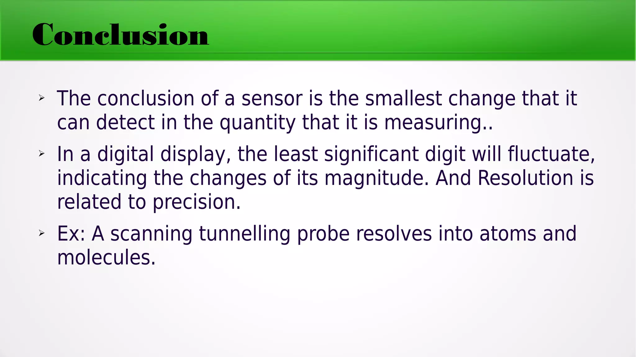 Sensor Technology ppt | ODP
