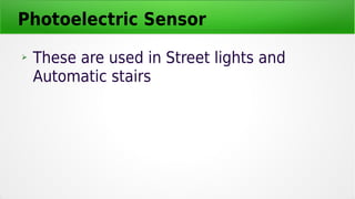 Sensor Technology ppt | ODP