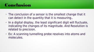 Sensor Technology ppt | ODP