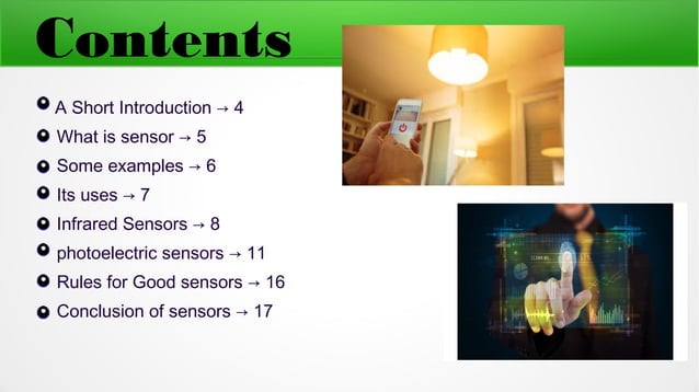 Sensor Technology ppt | ODP
