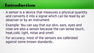 Sensor Technology ppt | ODP