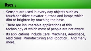 Sensor Technology ppt | ODP