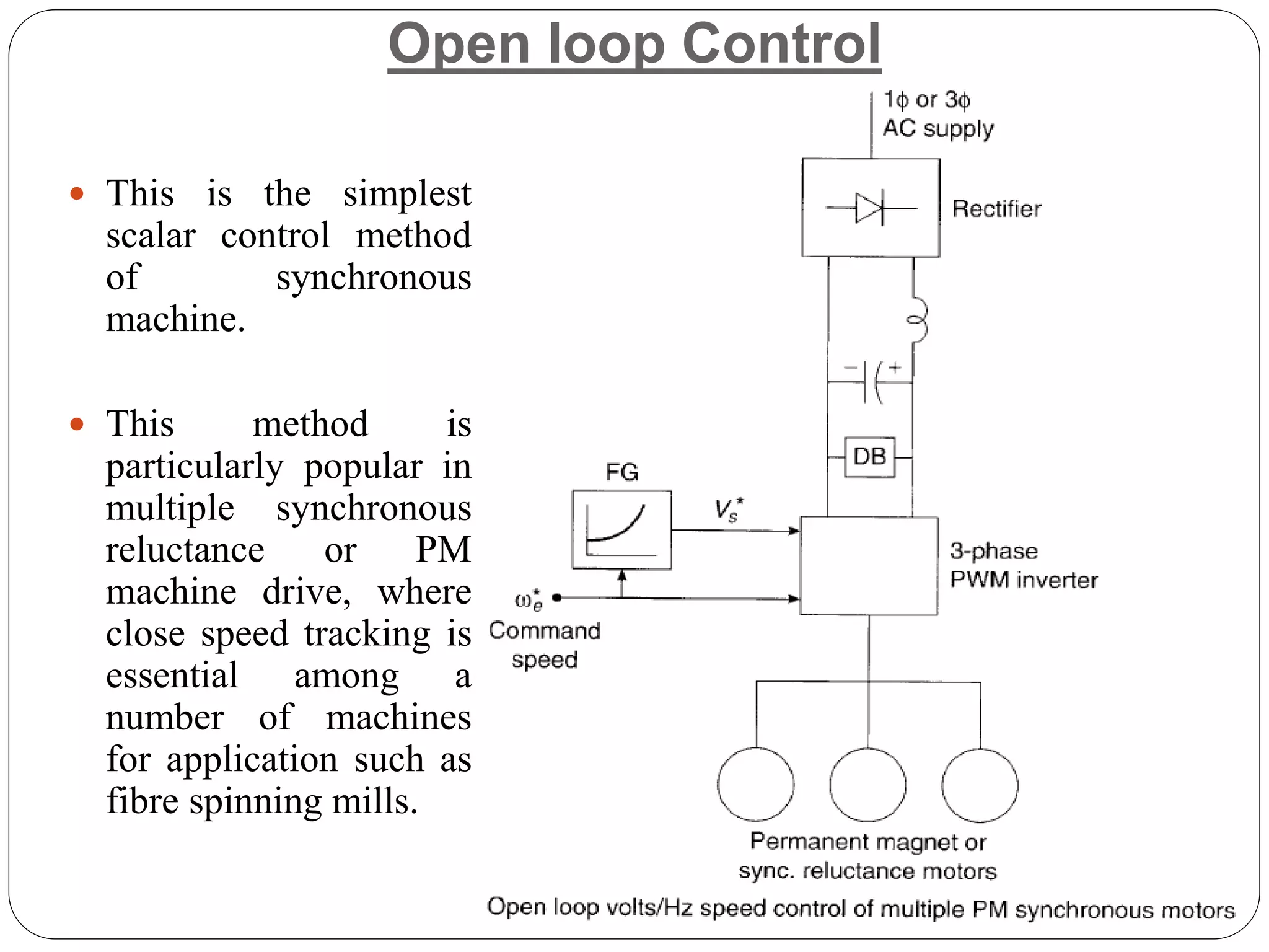 Speed Control of Synchronous Motor | PPTX