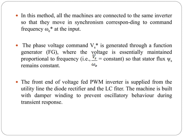 Speed Control of Synchronous Motor | PPTX