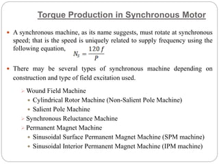 Speed Control of Synchronous Motor | PPTX