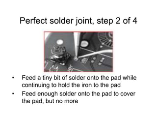 SMD soldering method for new learners which useful | PPT