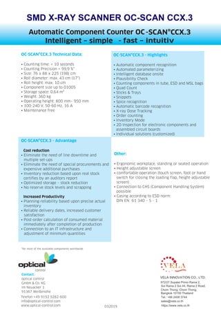 Smd x ray scanner oc-scan ccx3 | PDF