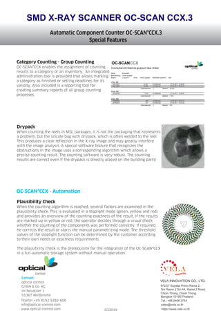 Smd x ray scanner oc-scan ccx3 | PDF