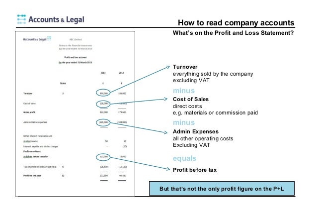 Small business accounting: How to read company accounts