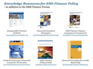 Sme finance-policy-presentation-g20-workshop-riyadh-mar11-2014 | PPT