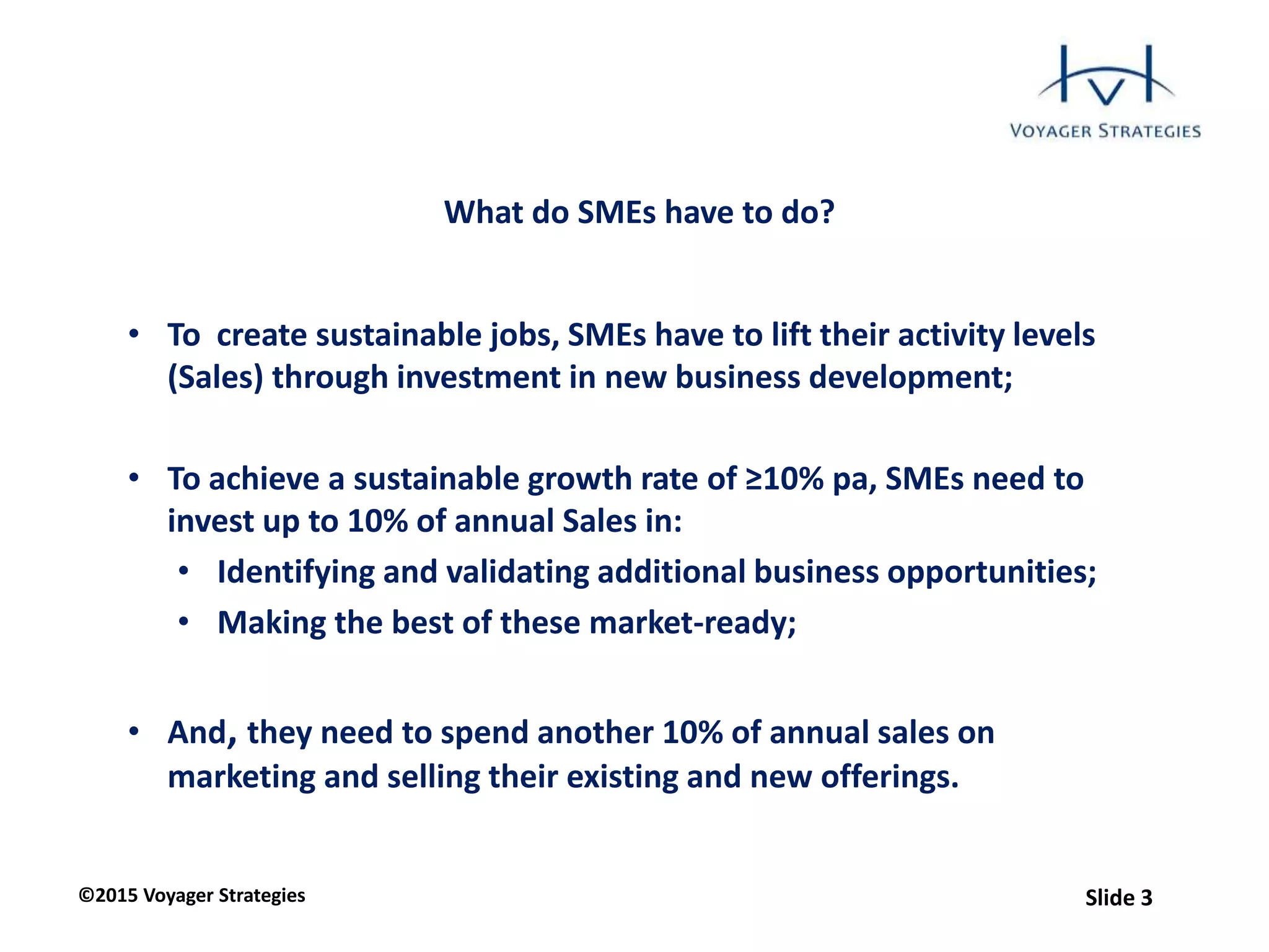 Sme jobs growth strategy development | PPT | Free Download
