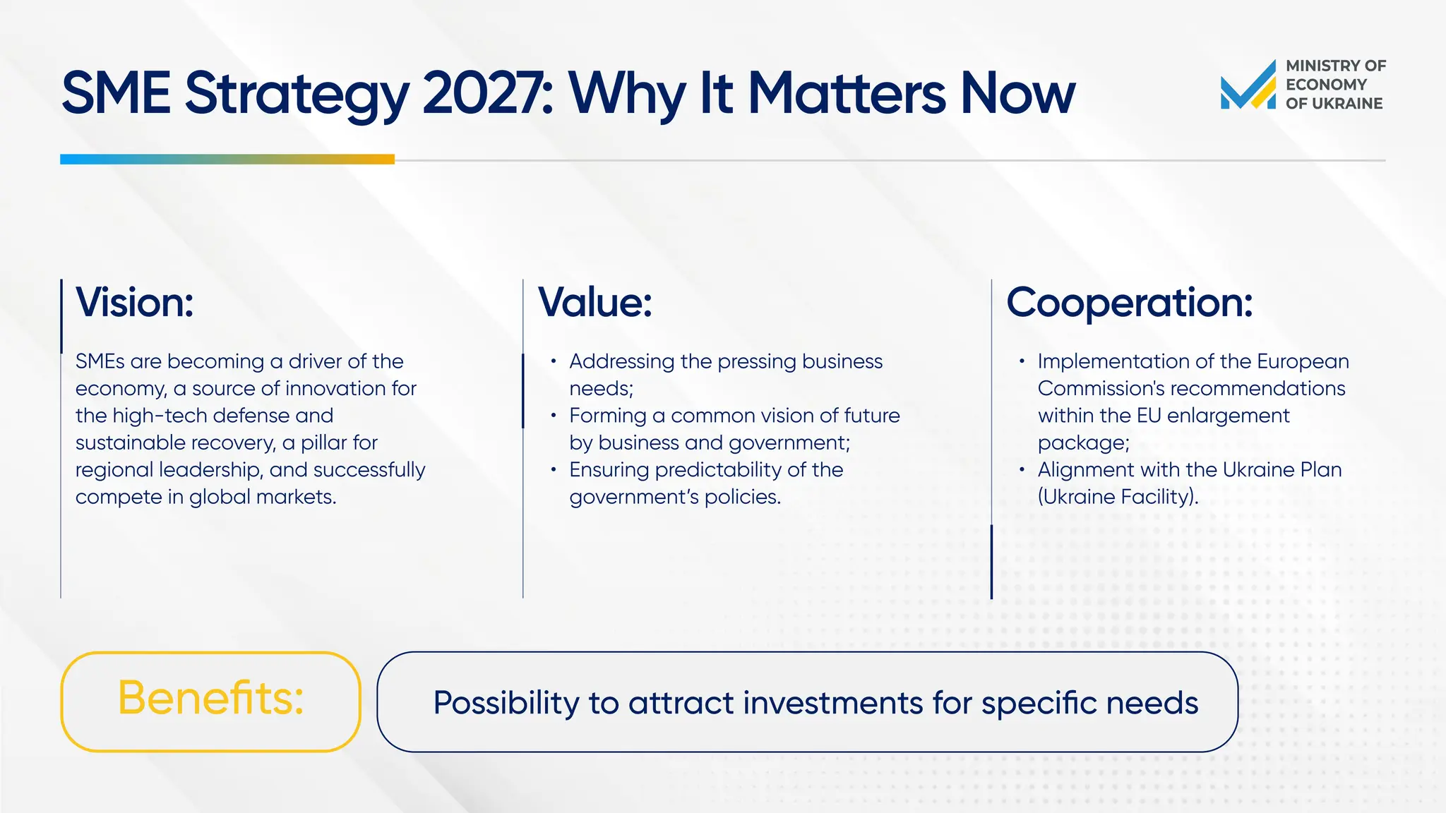 SME Strategy 2024-2027: Building Resilience and Innovation for Ukraine ...