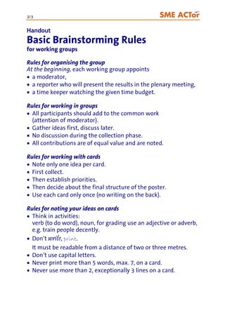 A10 Brainstorming | PDF