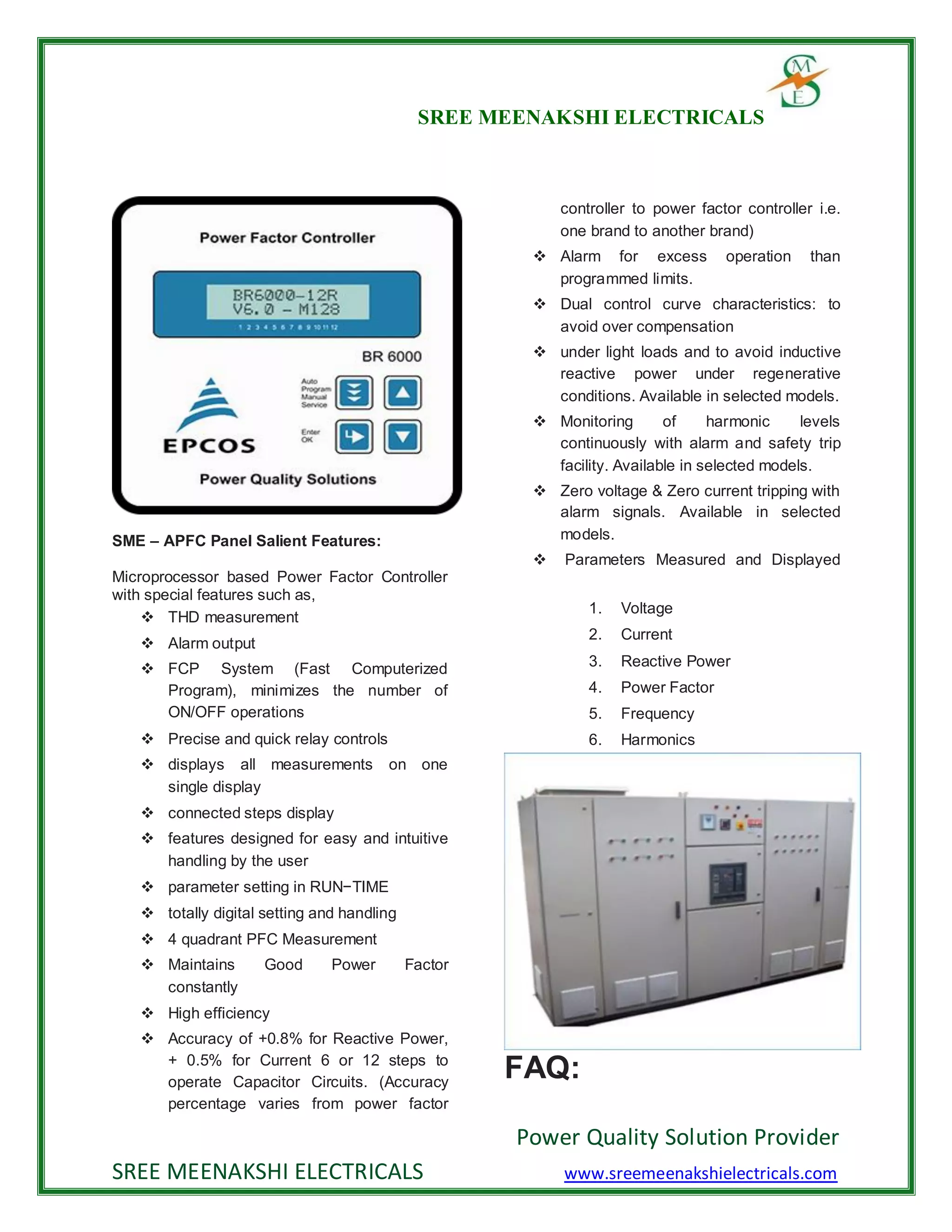 Sme apfc panel catalogue | PDF