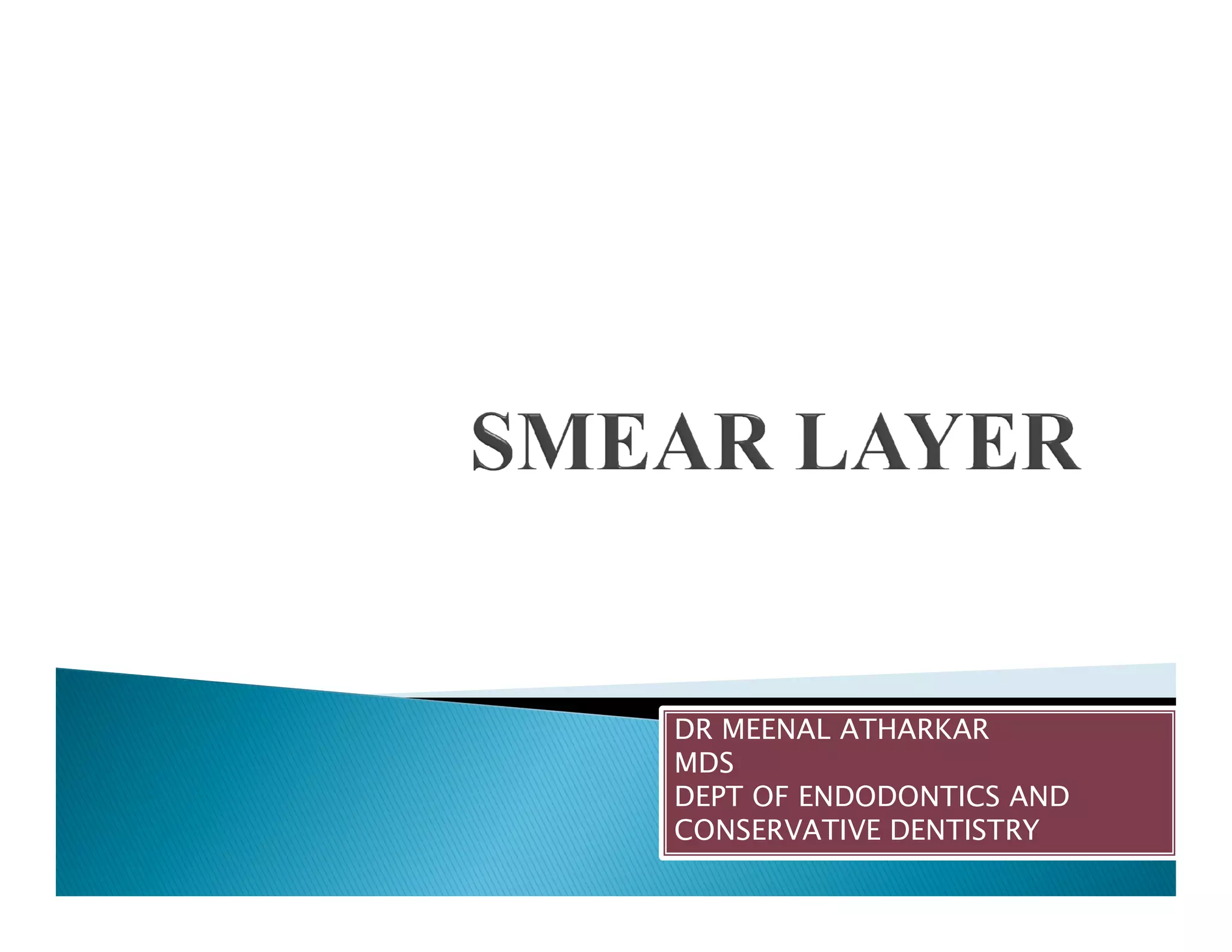 Smear layer | PDF