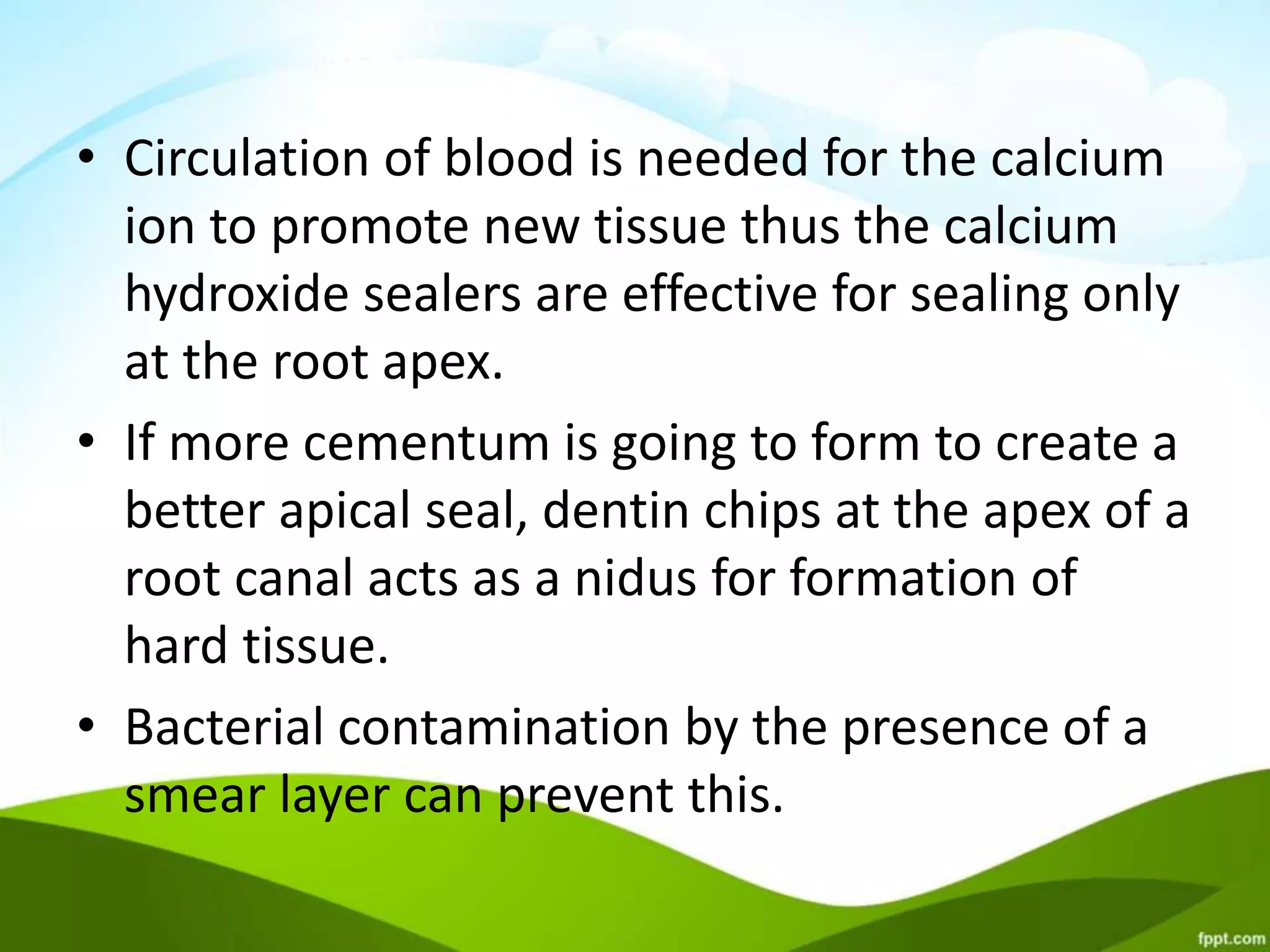The Smear layer in endodontics | PPTX