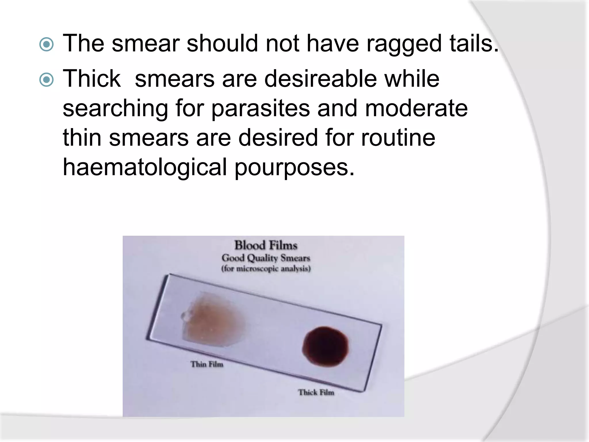 Smear preparation for differential leucocyte count | PPTX