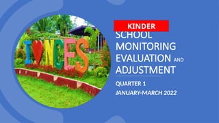School monitoring and evaluation template | PPT