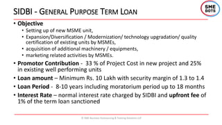 Some relevant #Credit Schemes for #MSMEs | PDF