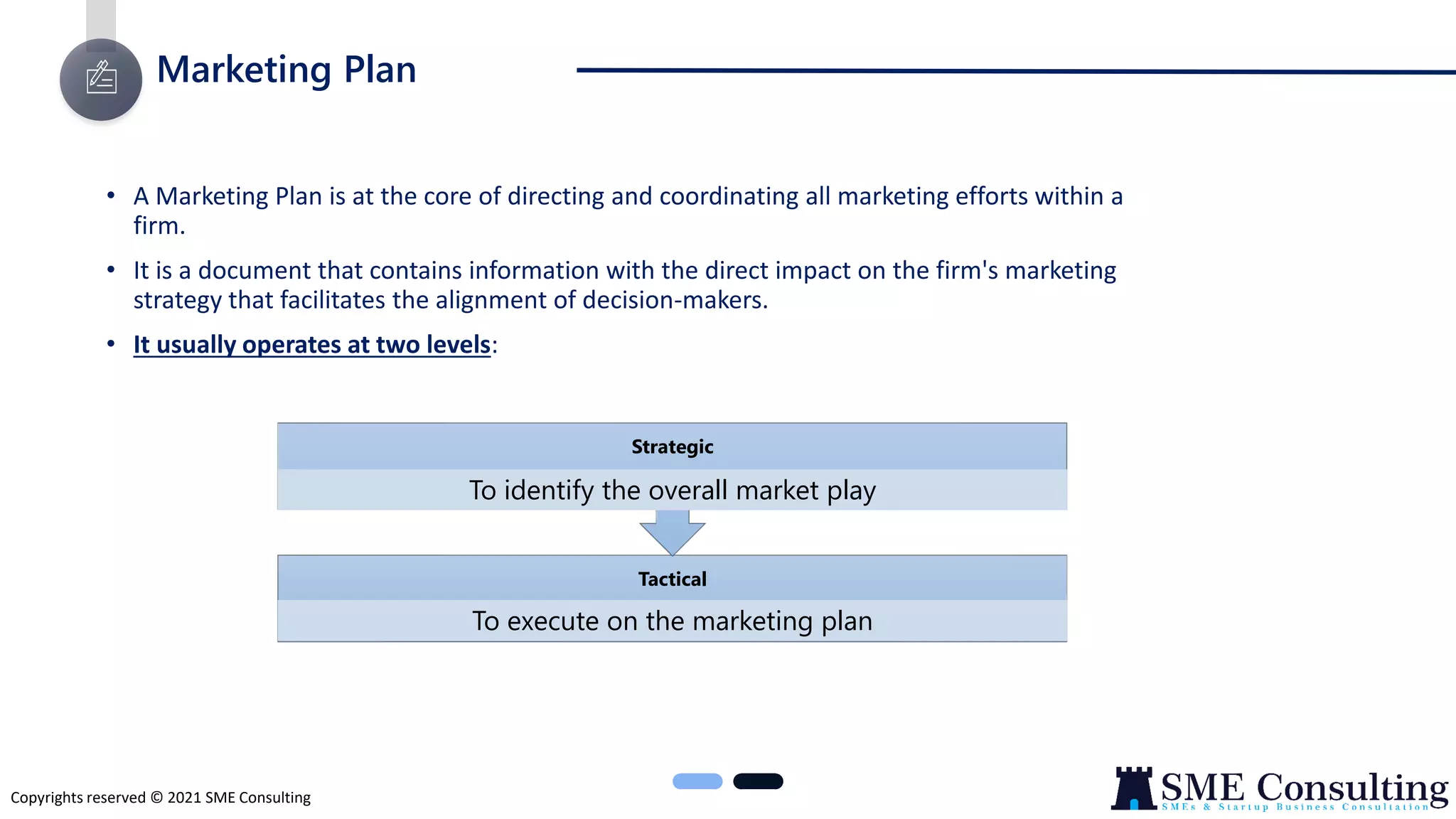 SME Consulting - Marketing Plan | PPT
