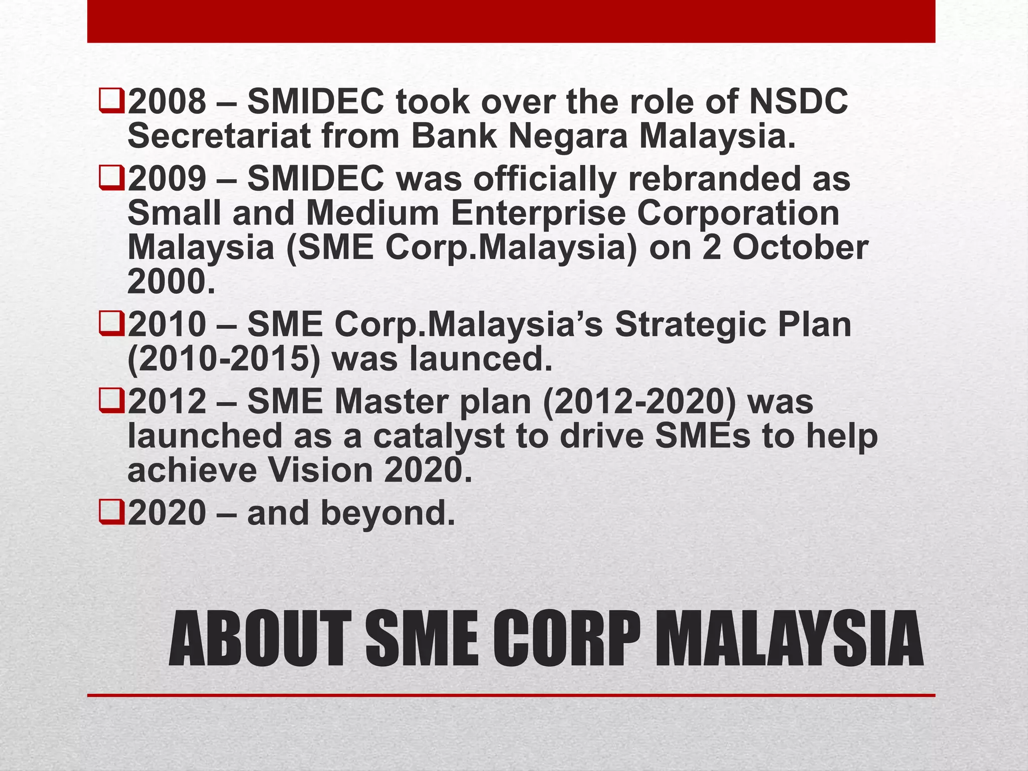 SME Corp.Malaysia | PPTX