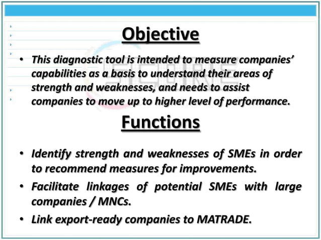 SME Corp SCORE | PPTX | Small and Medium-sized Business | Business