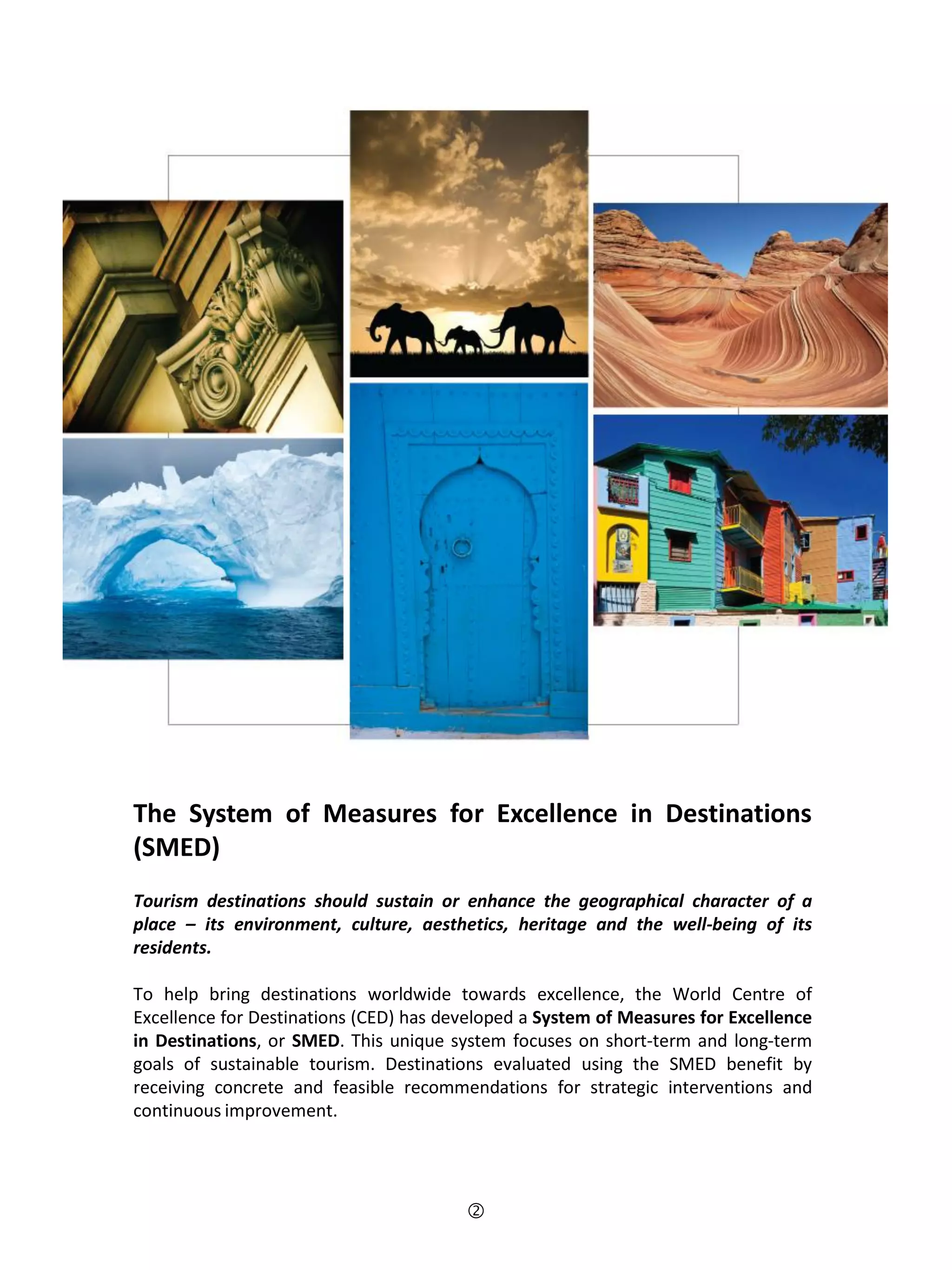 System of Measures for Excellence in Destinations | PDF