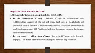 SMEDDS- Self Micro Emulsifying Drug Delivery System.pptx