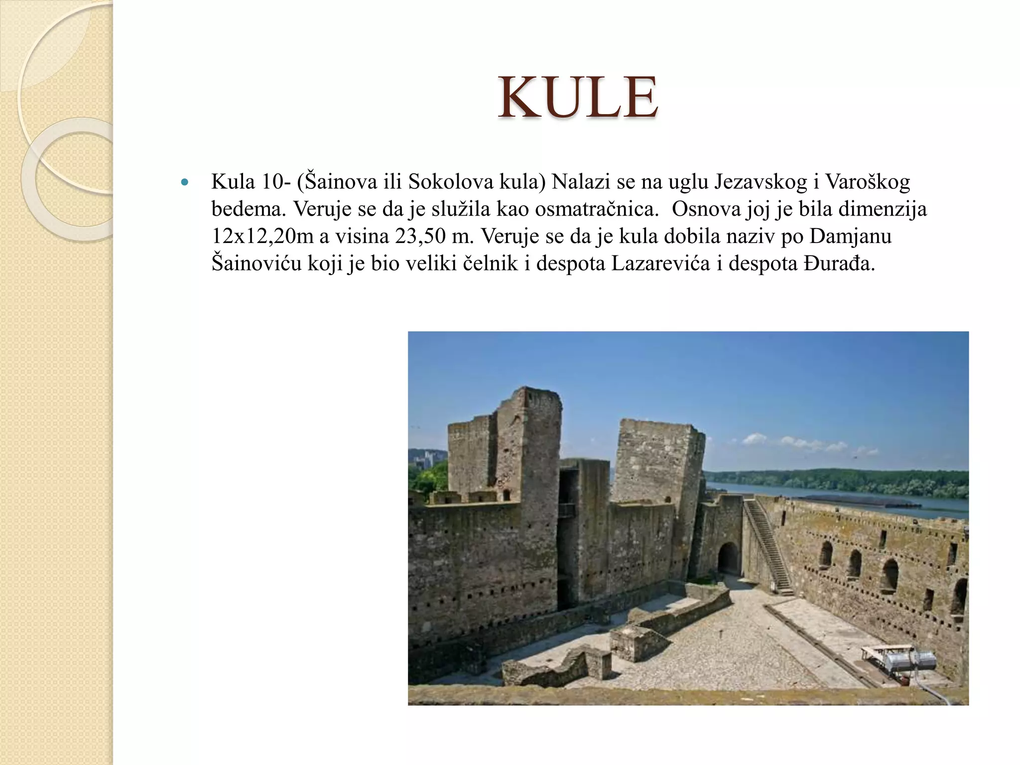 Smederevska tvrdjava | PPTX