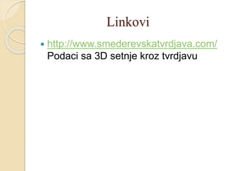Smederevska tvrdjava | PPTX