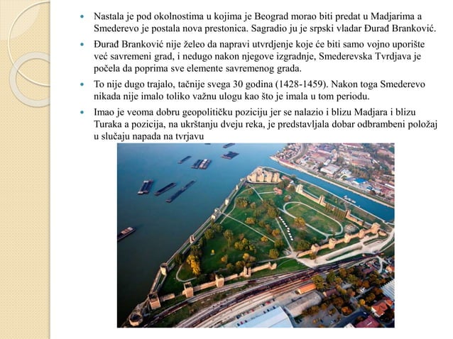 Smederevska tvrdjava | PPT