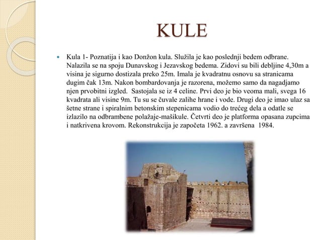 Smederevska tvrdjava | PPTX