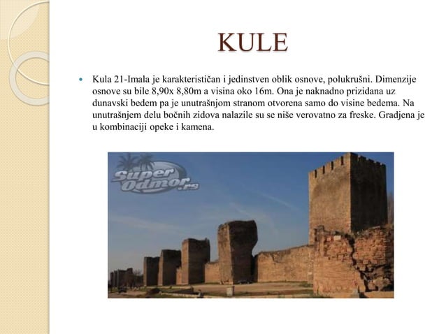 Smederevska tvrdjava | PPTX