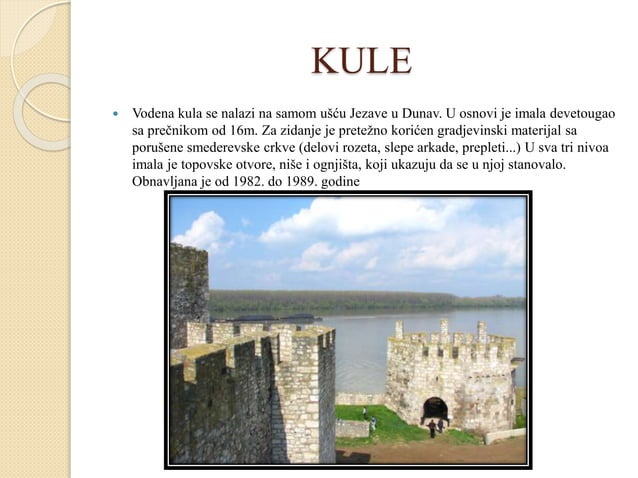 Smederevska tvrdjava | PPTX