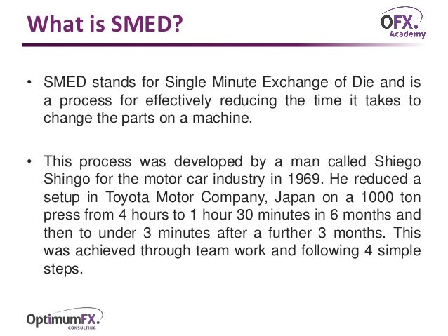 SMED overview