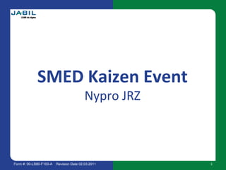 SMED Jabil Juarez | PPT